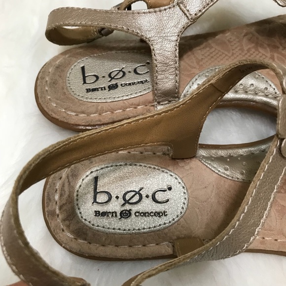 Born | Shoes | Boc Born Concept Thong Sandals Pewter Metallic | Poshmark